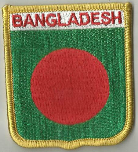BANGLADESH FLAG WORLD EMBROIDERED PATCH BADGE - Emblems Gifts