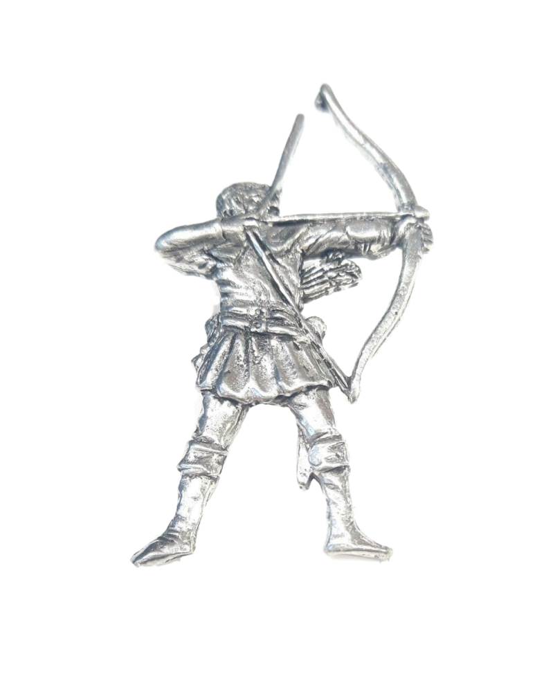 Archer / Robin Hood Handcrafted in Solid Pewter In UK Lapel Pin Badge ...