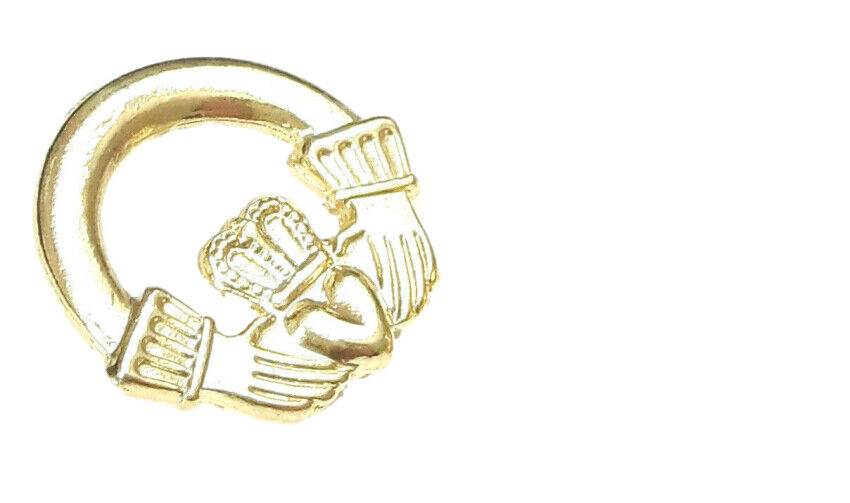 Irish Claddagh Irish Blessing Gilt Badge – Emblems Gifts Ltd