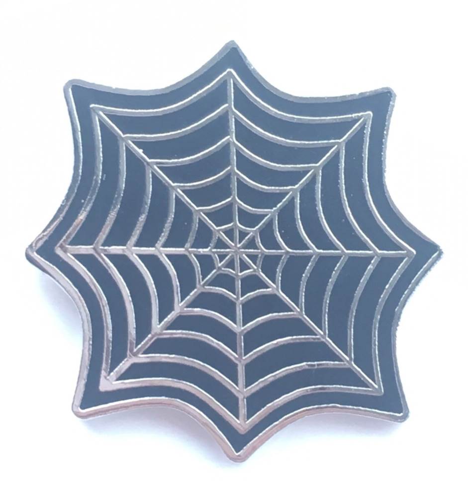 Spiders Web Halloween Enamel Lapel Pin Badge - Emblems Gifts
