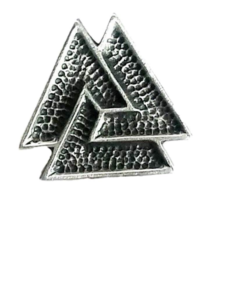 Valknut Handcrafted in Solid Pewter In UK Lapel Pin Badge - Emblems Gifts
