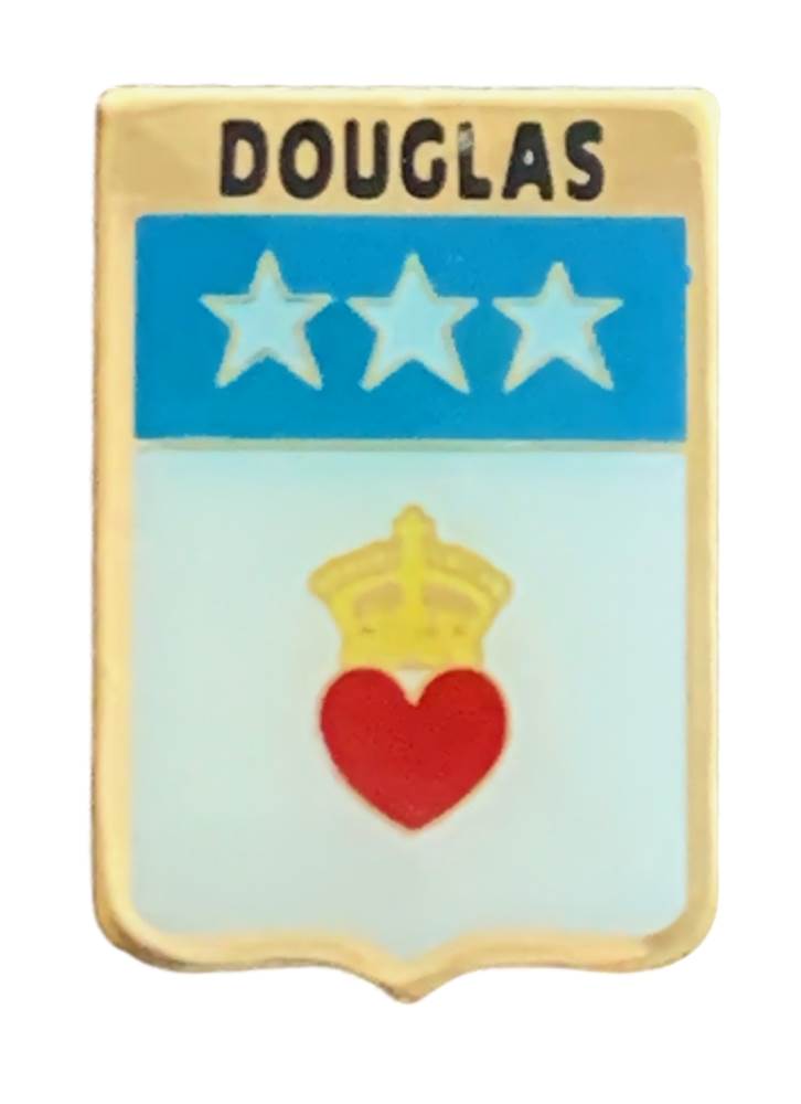 Smartbadge DOUGLAS Family Clan Name Lapel Pin Badge - Emblems Gifts