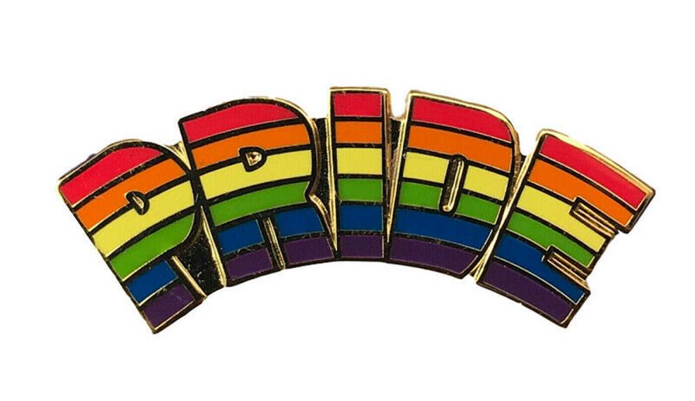 Set Of 5 Gay Pride LGBT Rainbow Enamel Lapel Pin Badges - Emblems Gifts
