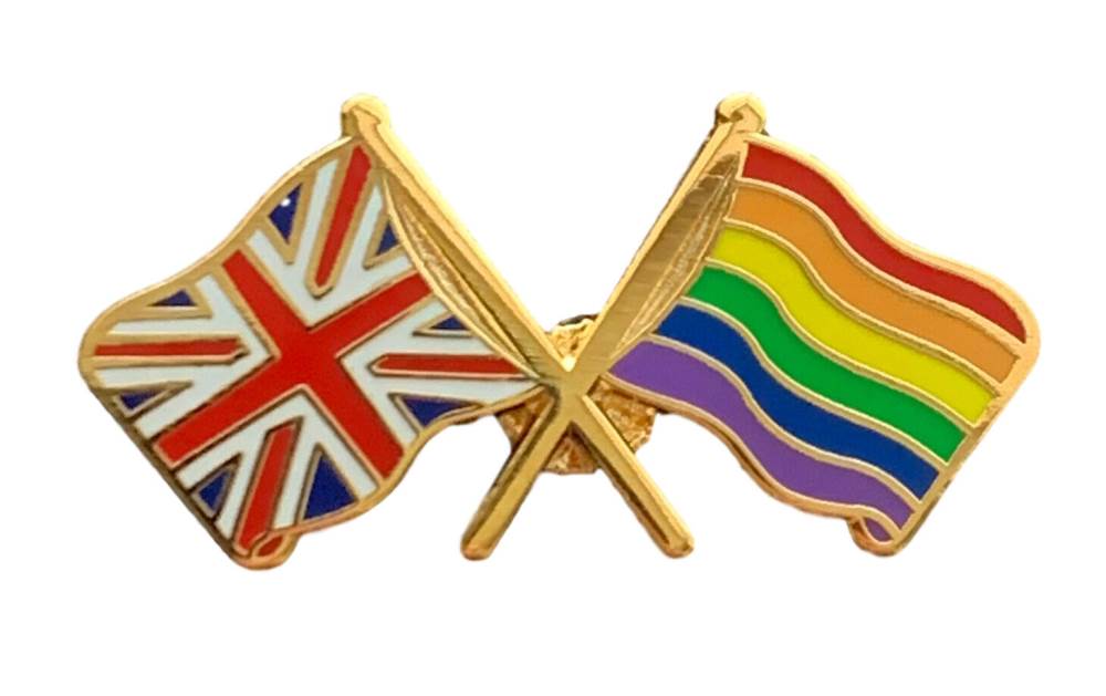Set of 3 Rainbow LGBTQ & Gay Pride Enamel Lapel Pin Badges – Emblems Gifts