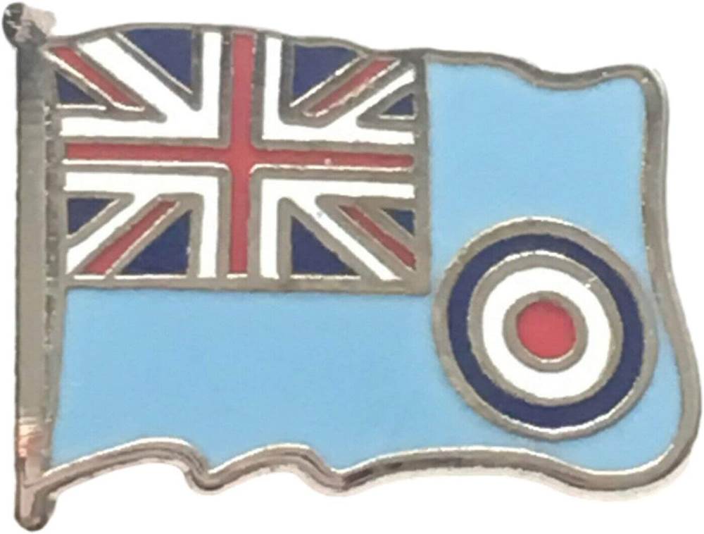 Small Royal Air Force RAF Ensign Badge And Masonic We Will Remember ...