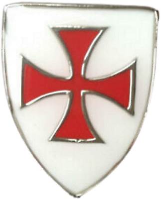 Knights Templar Enamel Shield Badge And Masonic We Will Remember Enamel ...